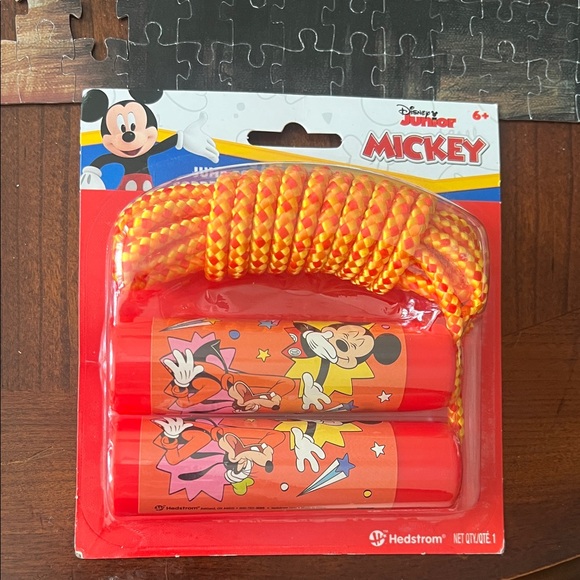 Disney | Toys | Disney Mickey Mouse Red And Yellow Jump Rope | Poshmark